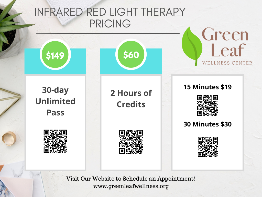 Infrared Sauna with Red Light Therapy — Green Leaf Wellness Center