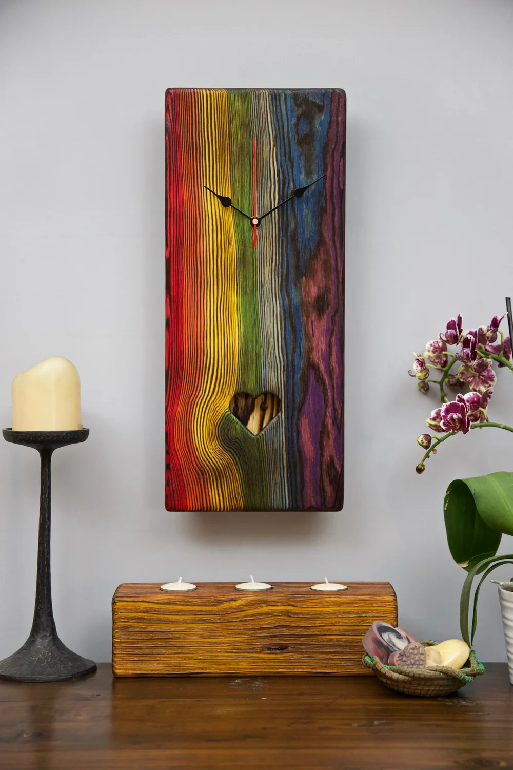 Shou Sugi Ban Wood Candle Holder Art - Lumi 00049 — Korzen Designs