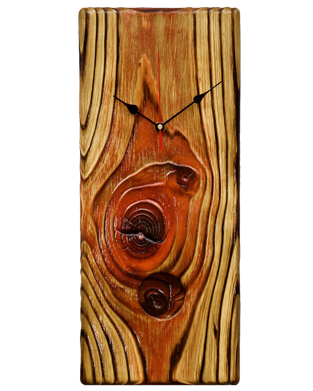 Split Wood Pendulum Clock Art - Stark 0002 — Korzen Designs