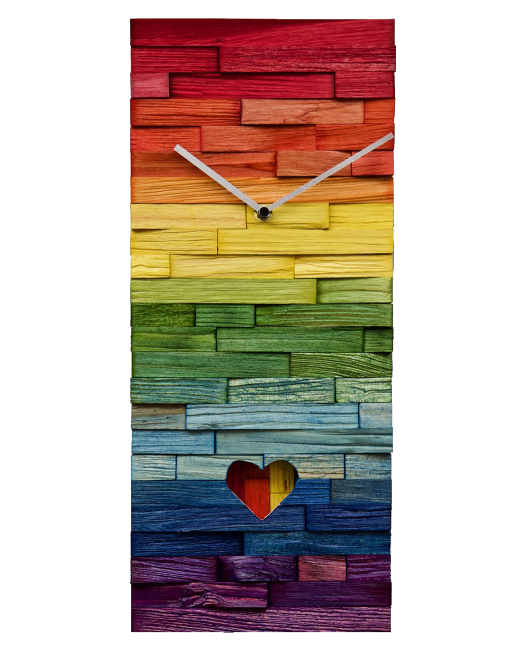 Split Wood Pendulum Clock Art - Swift Wind 0004 — Korzen Designs