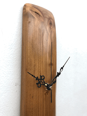 Textured Wood Clock Art - Stanley 0002 — Korzen Designs