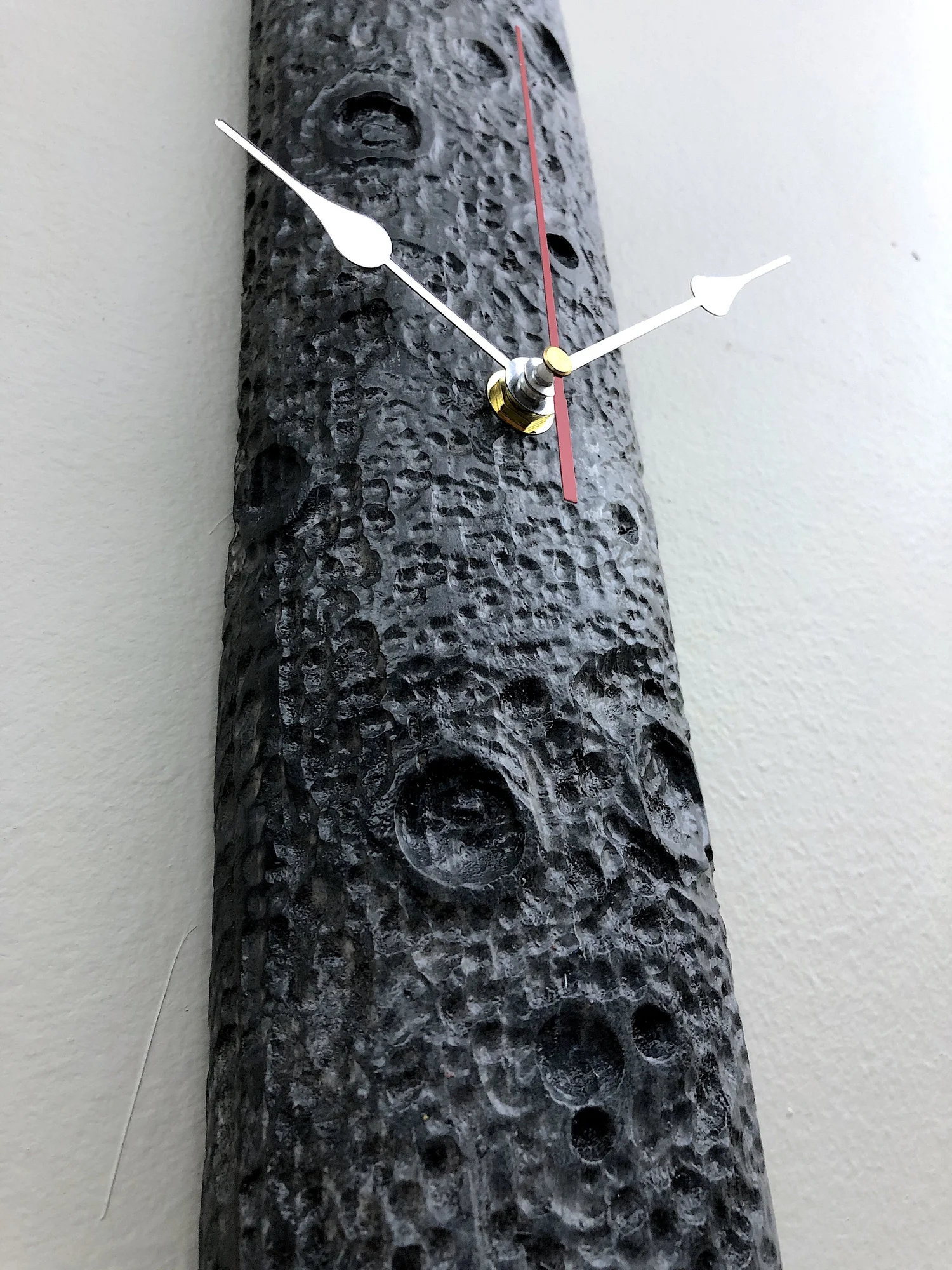 Textured Wood Clock Art - Stanley 0001 — Korzen Designs