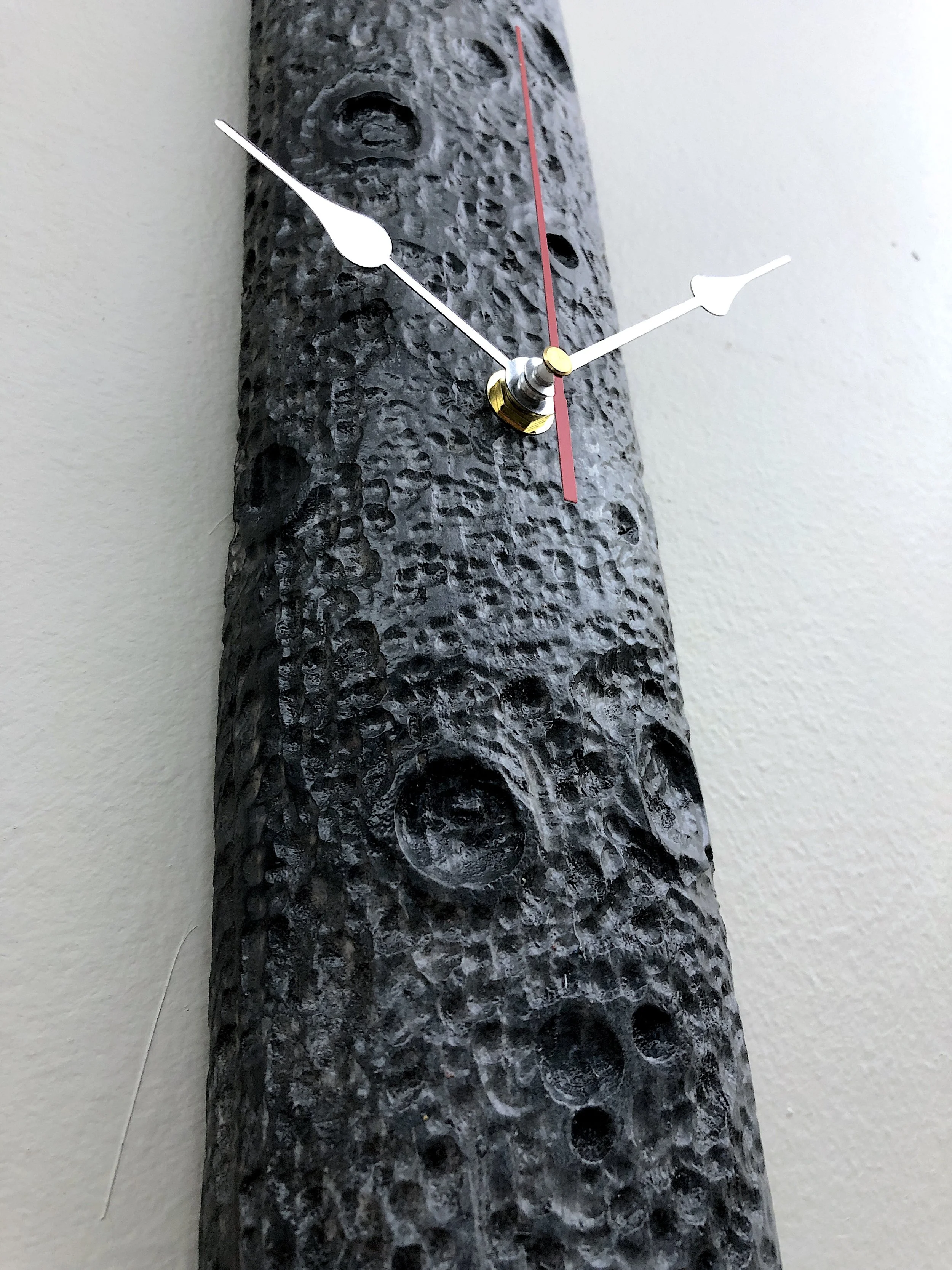Textured Wood Clock Art - Stanley 0001 — Korzen Designs