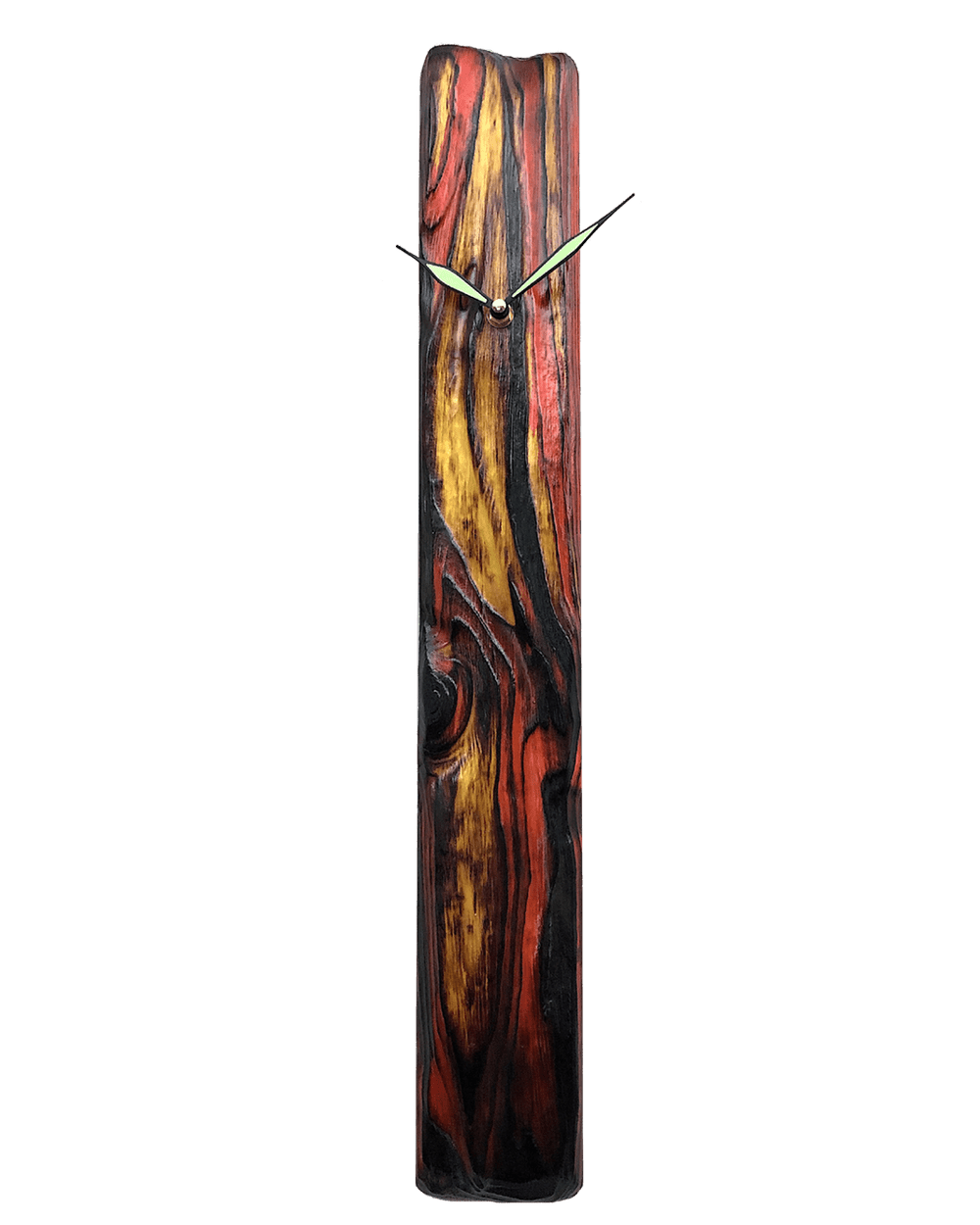 Textured Wood Clock Art - Stanley 0001 — Korzen Designs