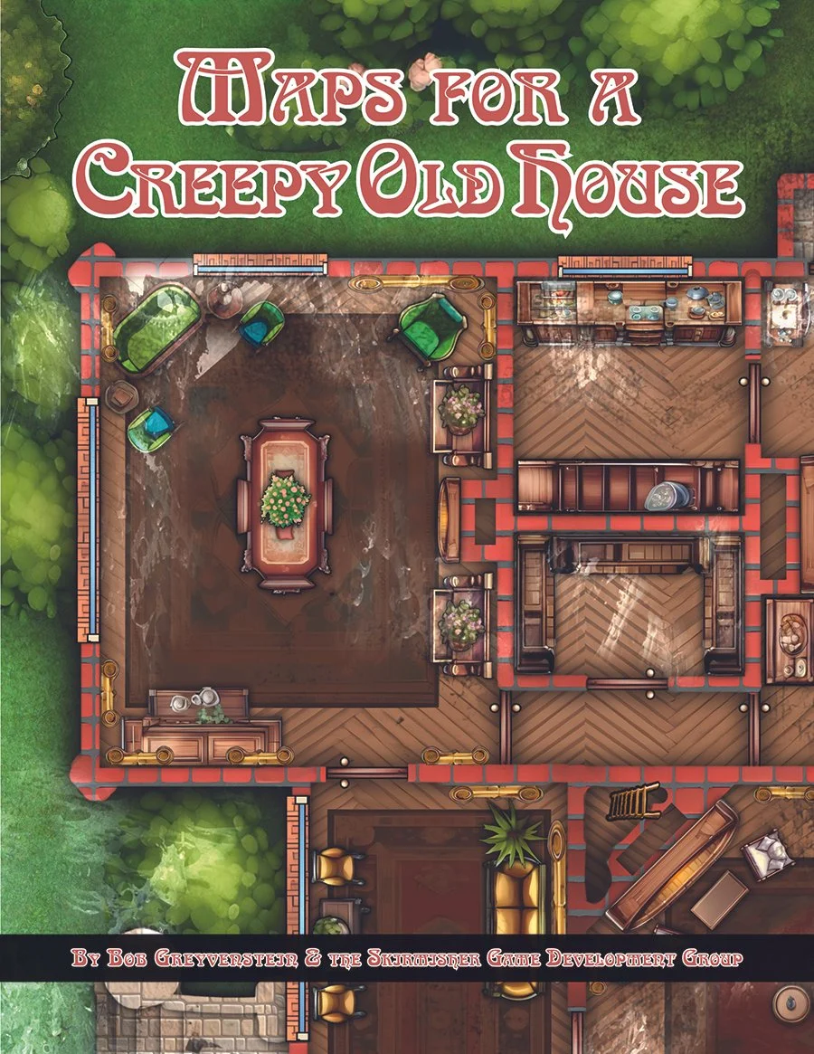'Maps for a Creepy Old House' Released by Skirmisher! — d-Infinity