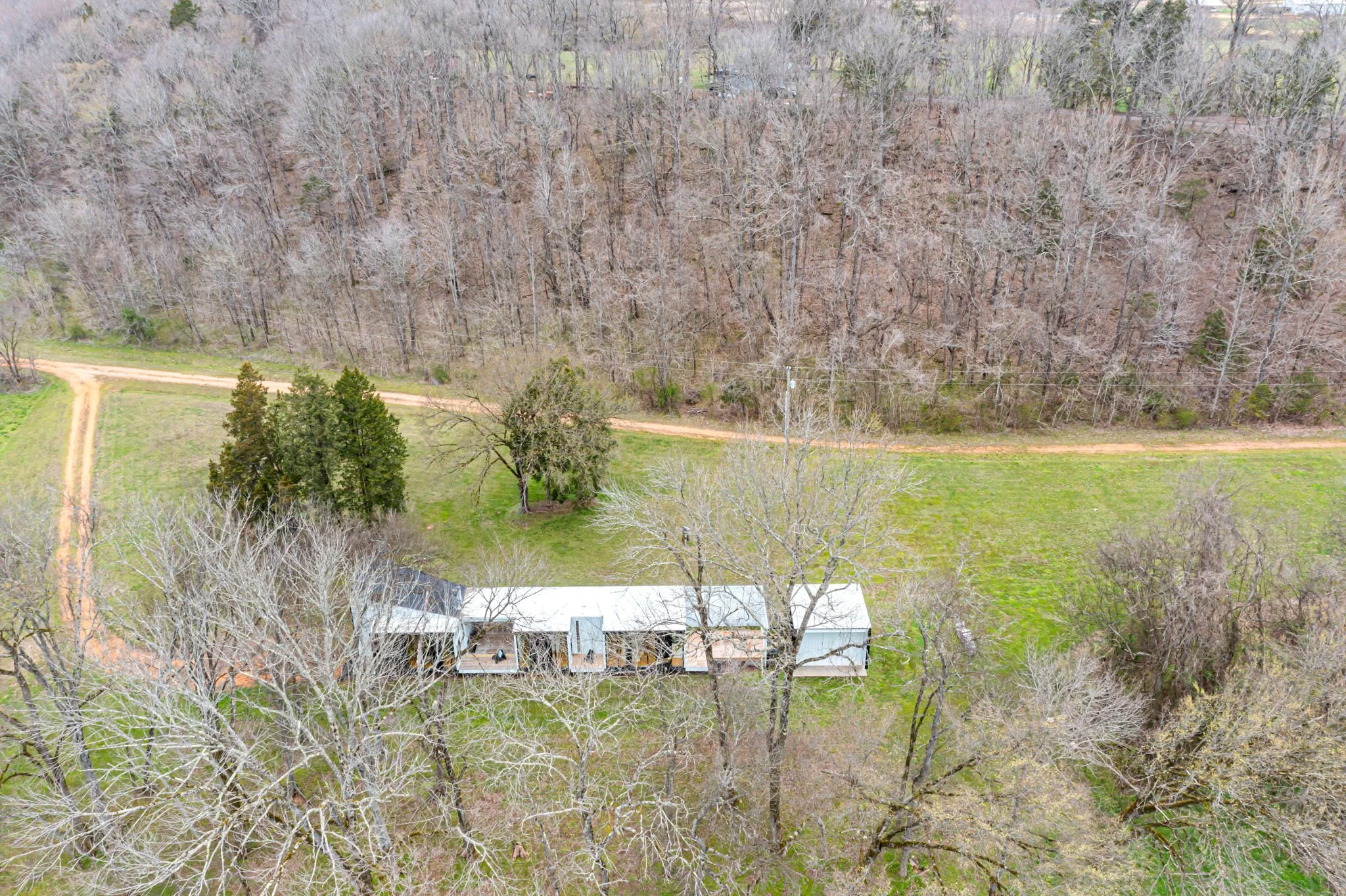 The Pinstripe House: Buffalo Bottom Road — modern memphis homes
