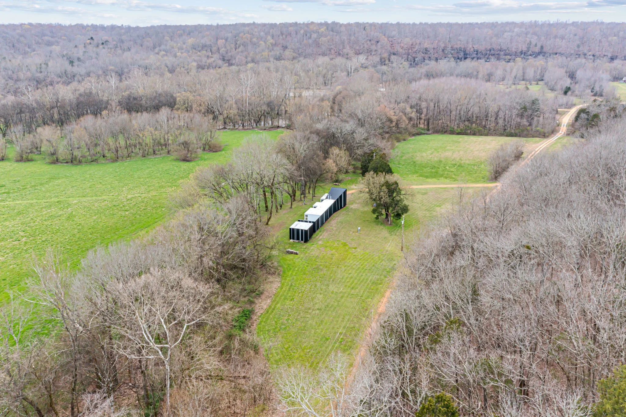 The Pinstripe House: Buffalo Bottom Road — modern memphis homes
