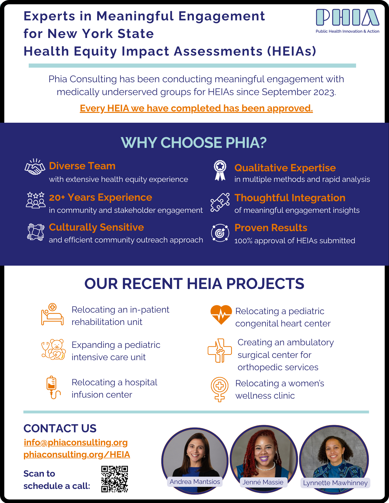 HEIA — PHIA Consulting