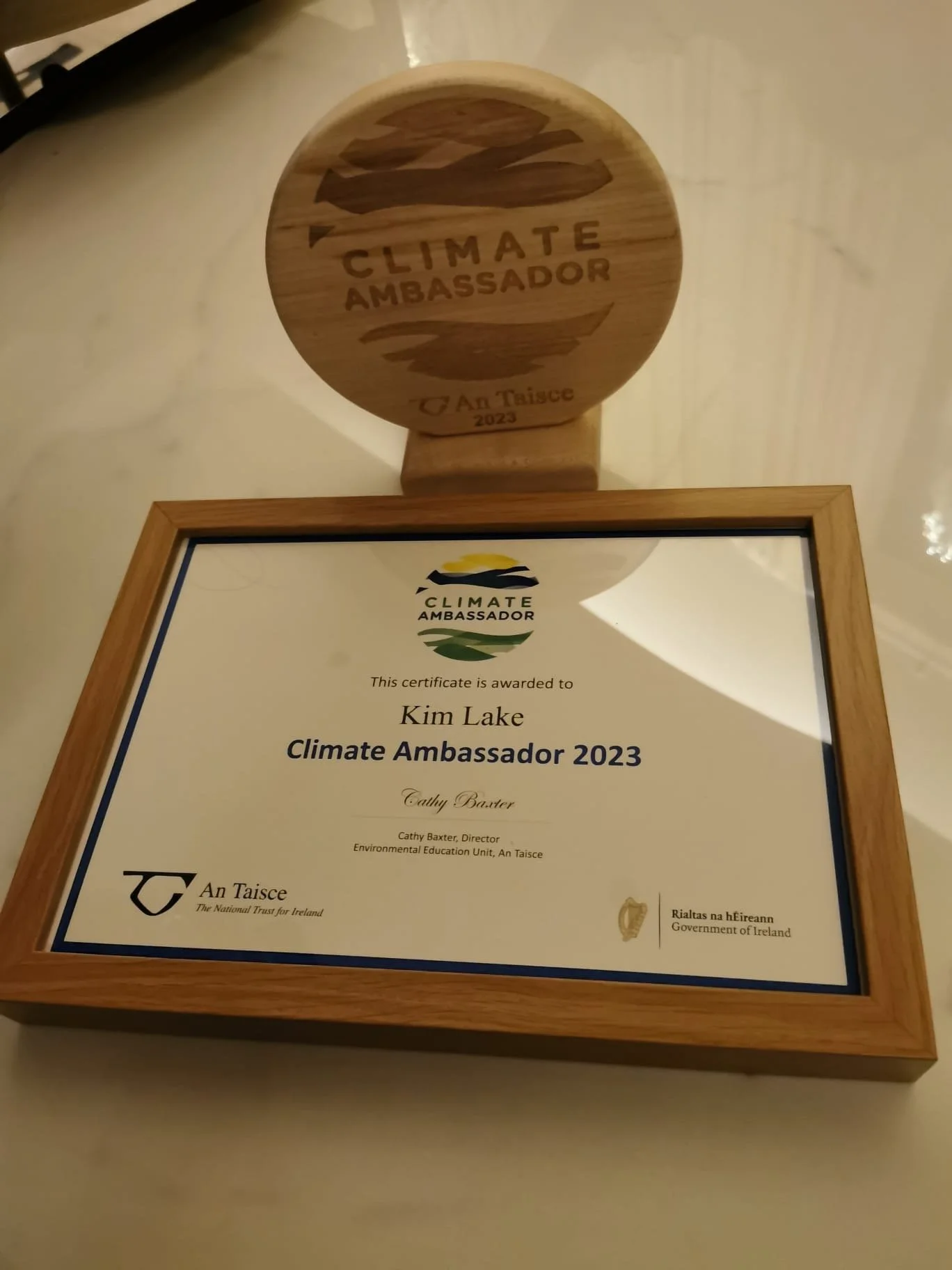 Kim Lake Wins Climate Ambassador Award — Cloudforests