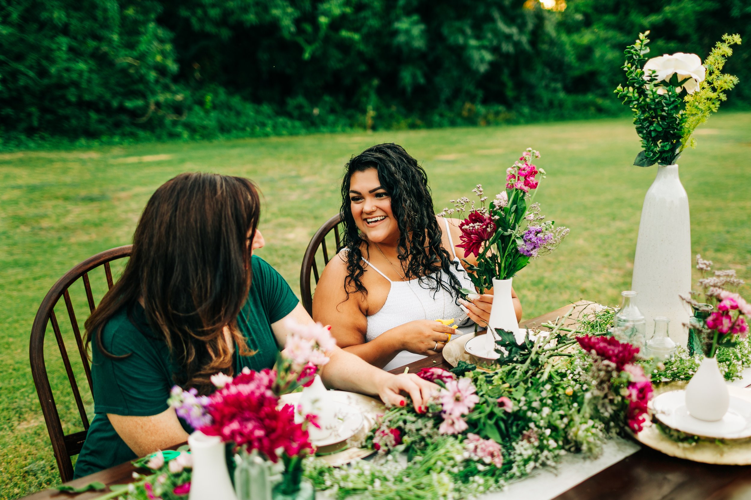 Plano Flower Arranging Class — Lauren Bier Photography