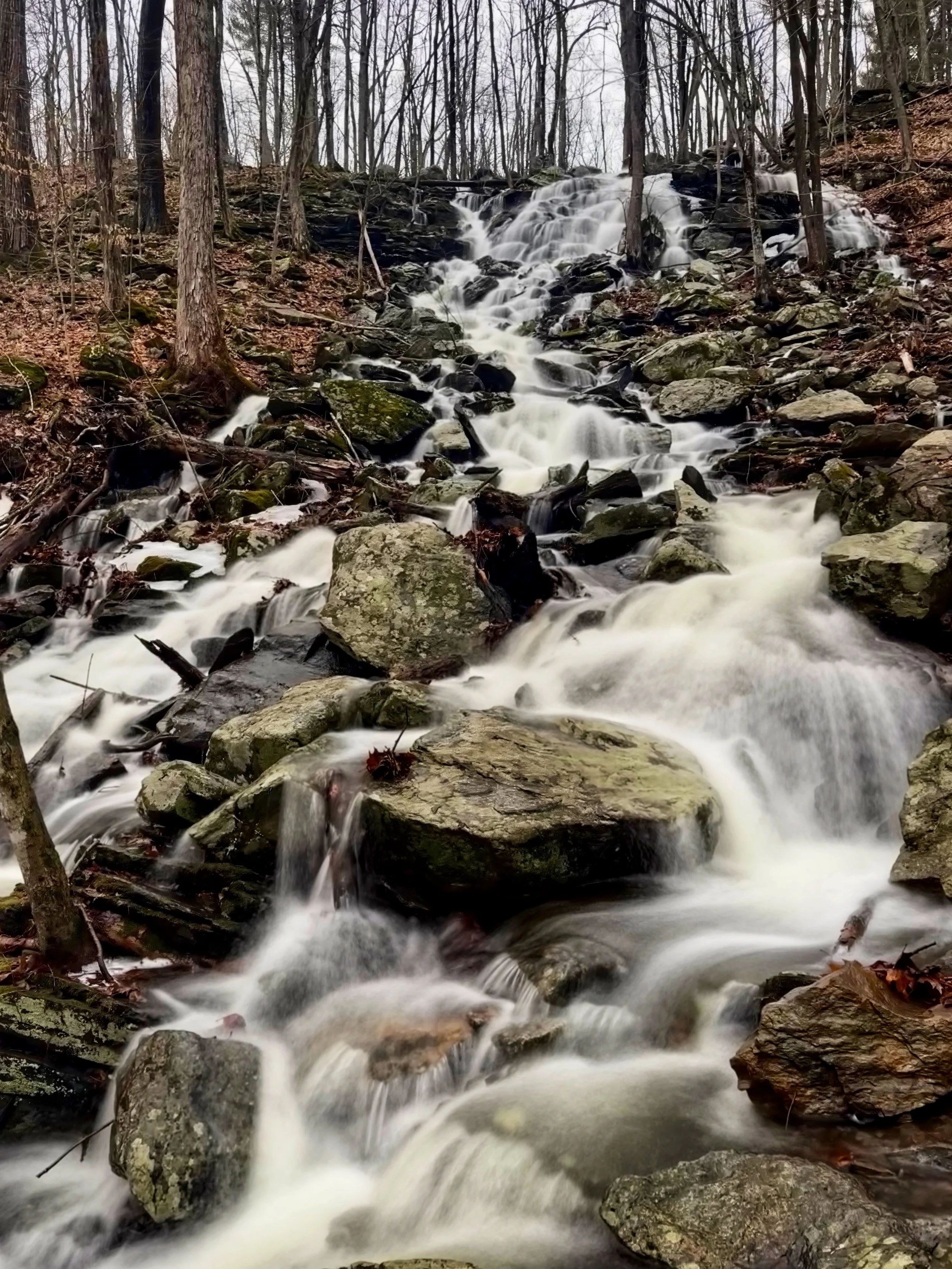 Cascading Waters is a 60-foot roadside waterfall you can see at ...