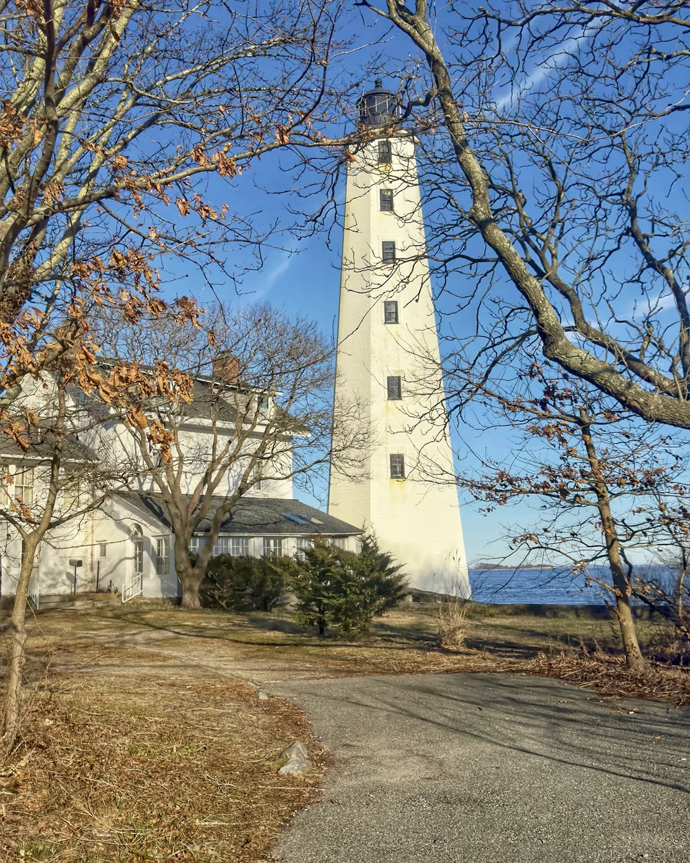 First lit in 1944, Avery Point Lighthouse in Groton, Connecticut has ...
