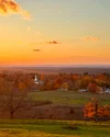 Ruins of the abandoned Bancroft's Castle sit atop Gibbet Hill summit in ...