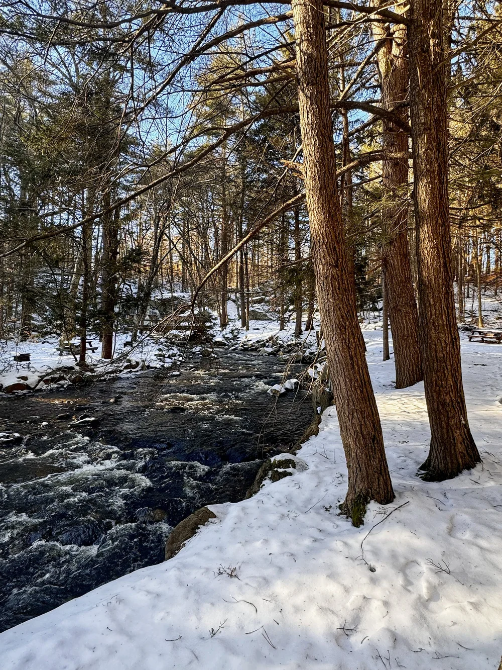 A few steps off the road in Ashby, Massachusetts, Trap Falls is a ...
