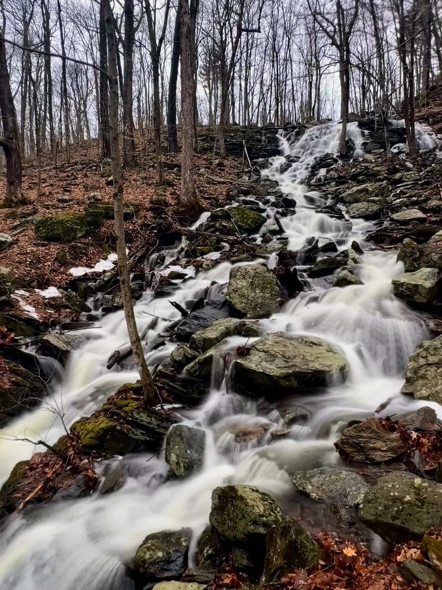 Cascading Waters is a 60-foot roadside waterfall you can see at ...