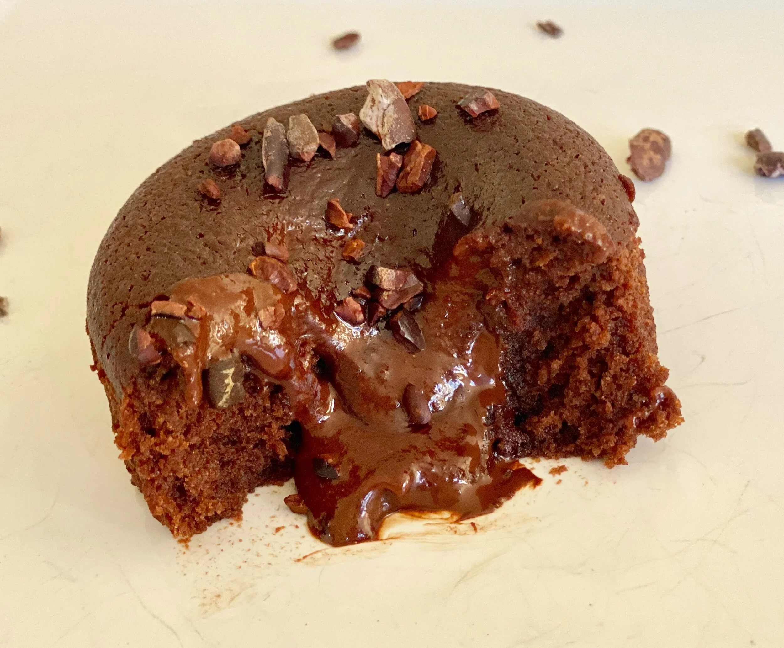 Salted Chocolate Volcano — Eat This Grass