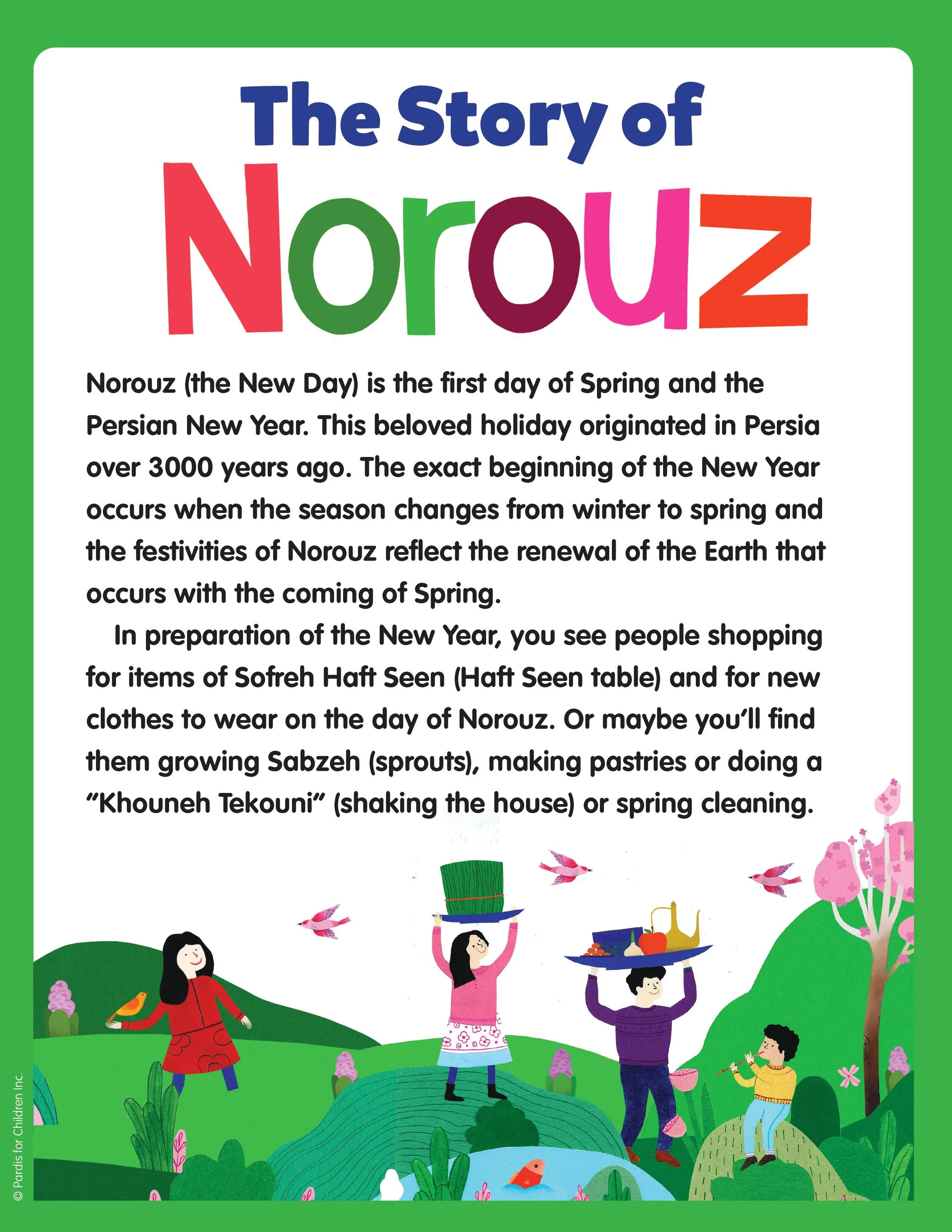 All About Nowruz by Pardis for Children — Artists 4 Peace