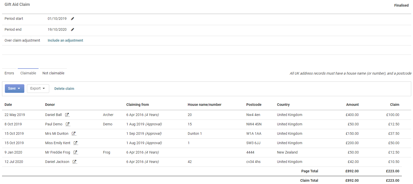 File Gift Aid Claims quickly and easily — infoodle - powerful church ...
