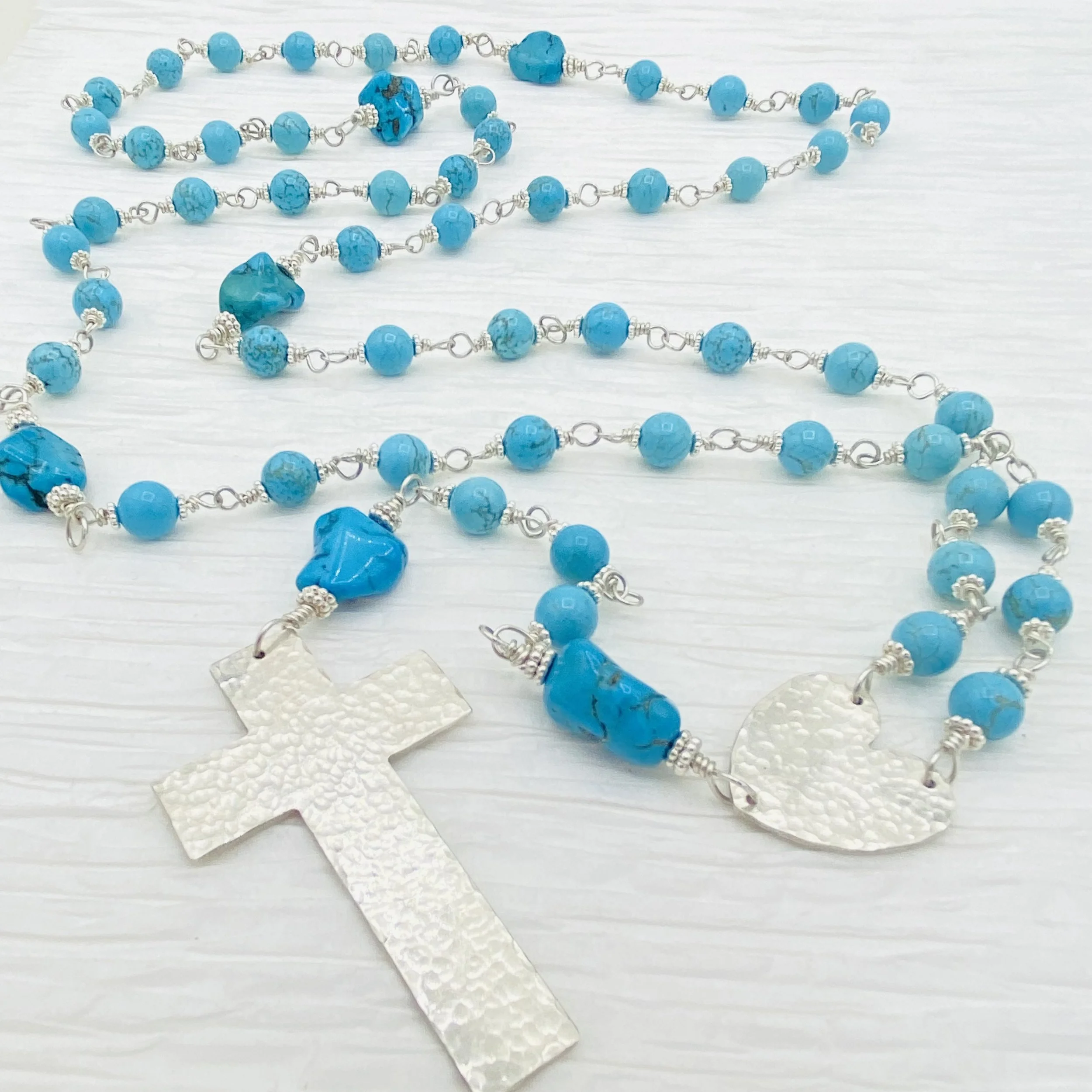 Hand-crafted Catholic rosary prayer beads made — J A N E C K A