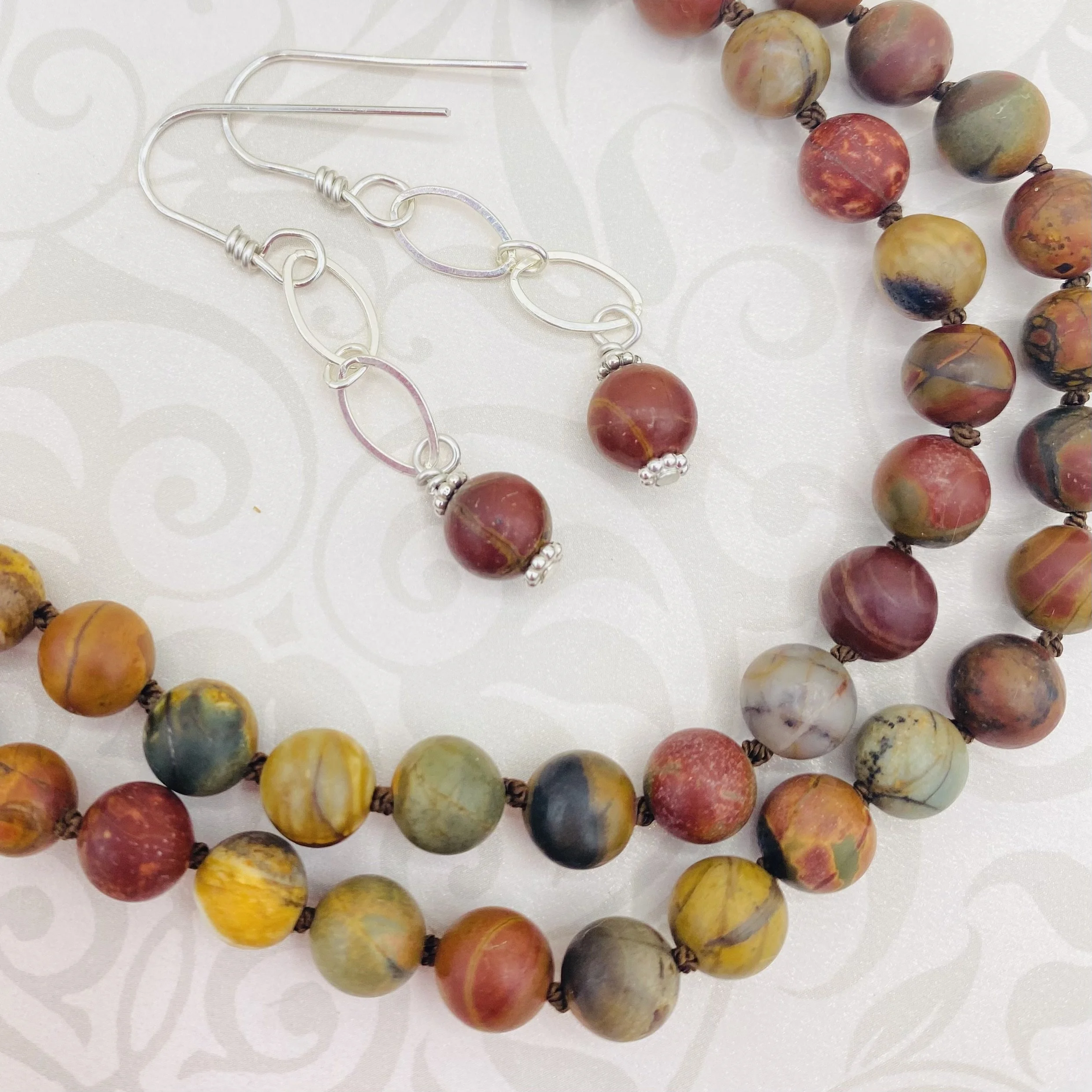 Janecka Picasso Jasper handcrafted necklace. Made in the USA. — J A N E ...