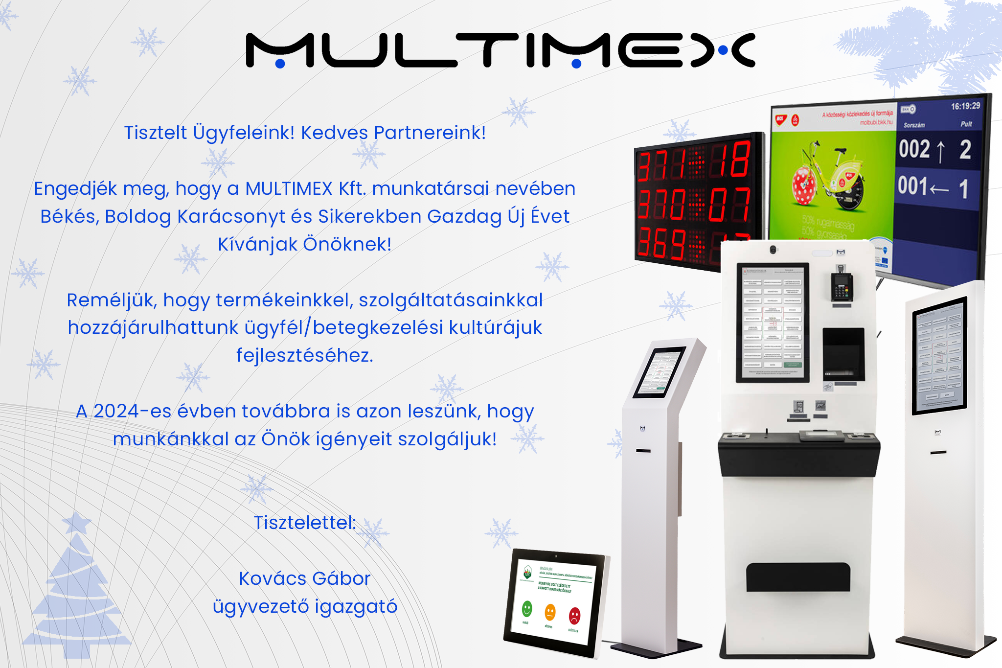 Kellemes Karácsonyi Ünnepeket és Boldog Új Évet Kívánunk! — MULTIMEX