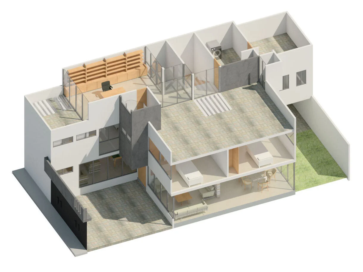 Proyecto arquitectónico de casa habitación en CDMX — CARBONELL ARQUITECTOS