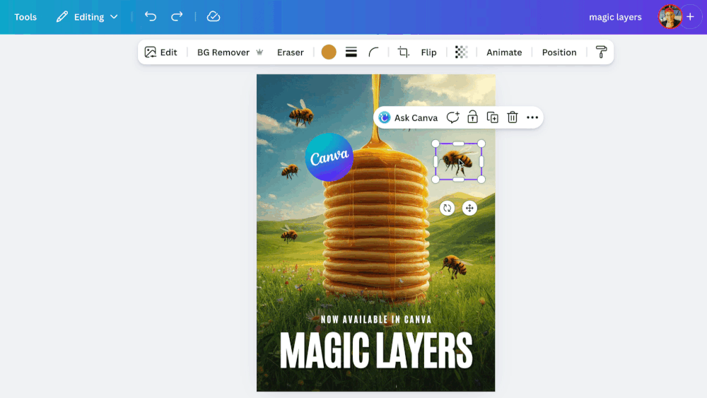 Canva Magic Layers: How to Turn Any Flat Image Into an Editable Design ...
