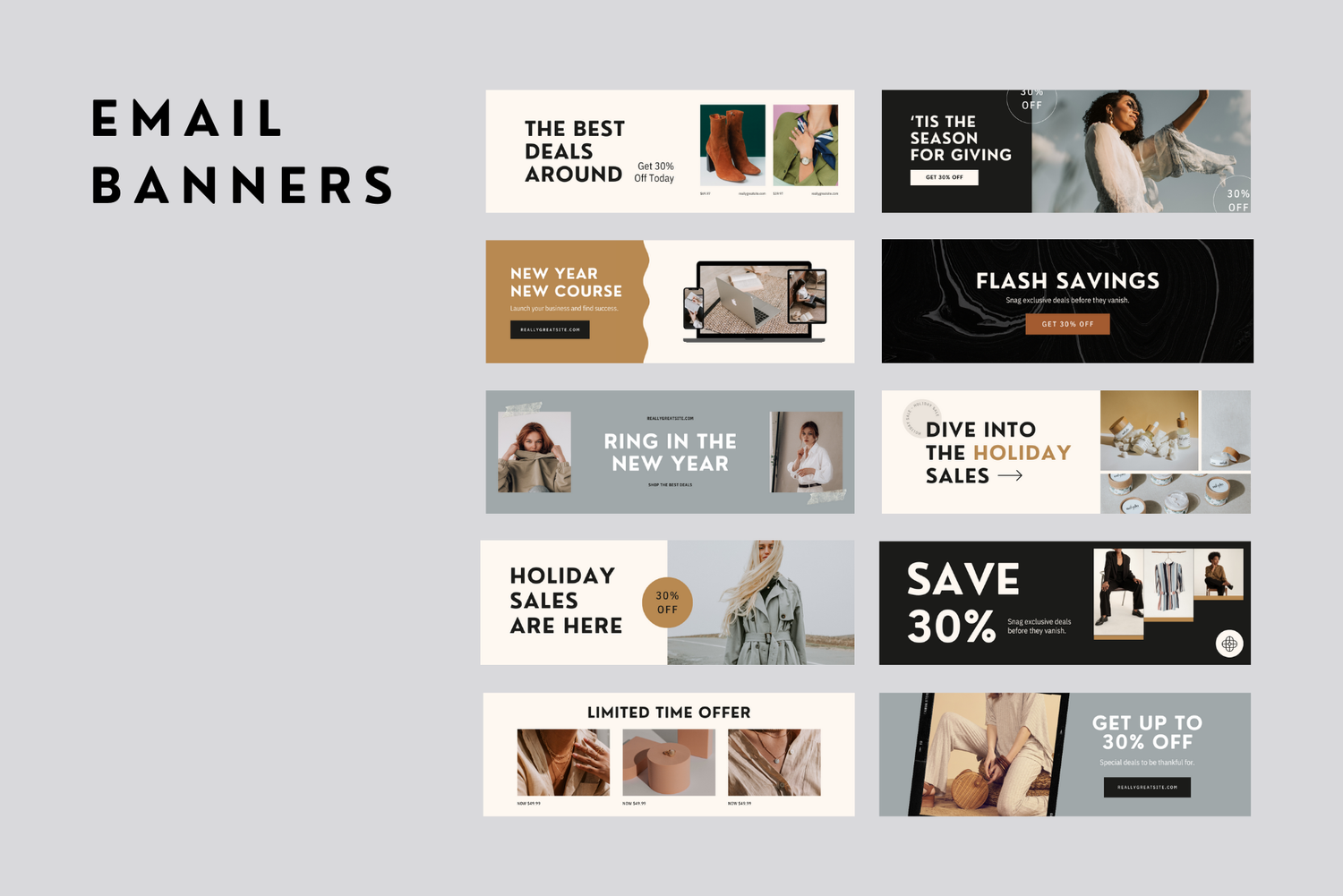 Email Design Bundle for Canva — my social designer