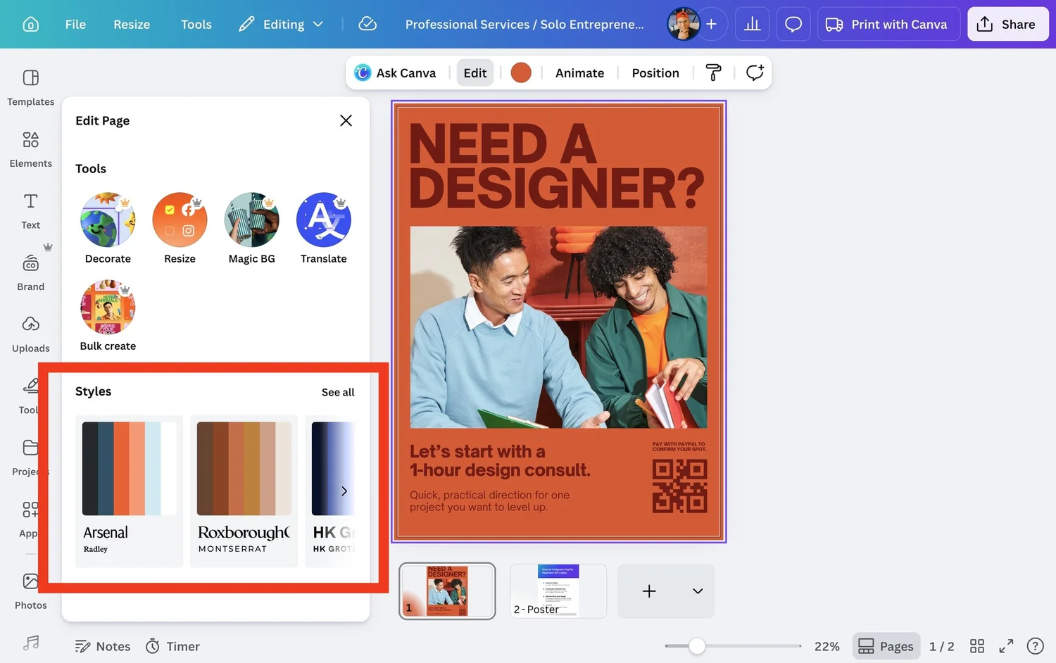 Where Did the Styles Tab Go in Canva? (Fixed) — my social designer