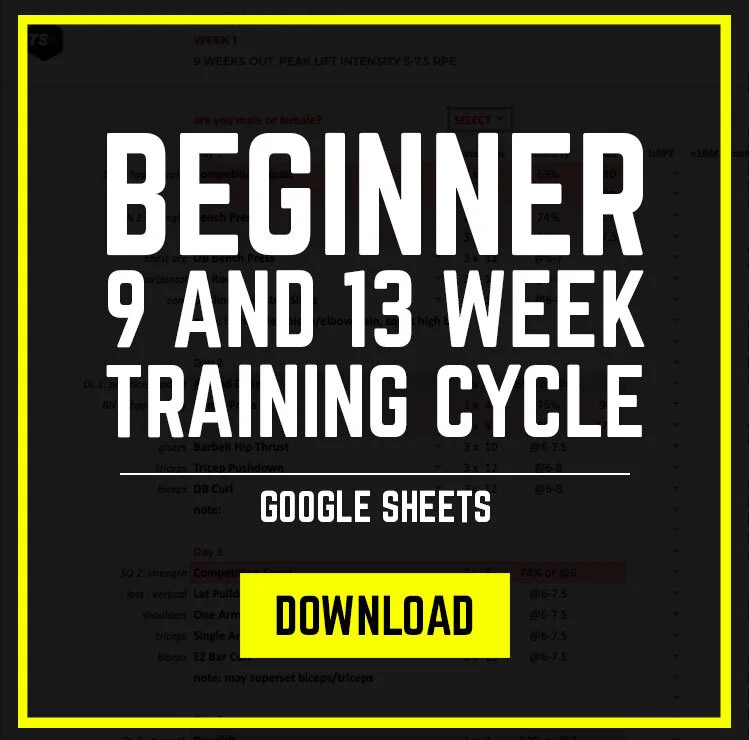Freebies — The Strength Athlete | online powerlifting coaching and ...