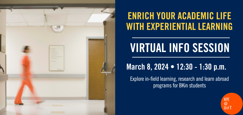 KINections Events — KINections - Faculty of KPE | University of Toronto