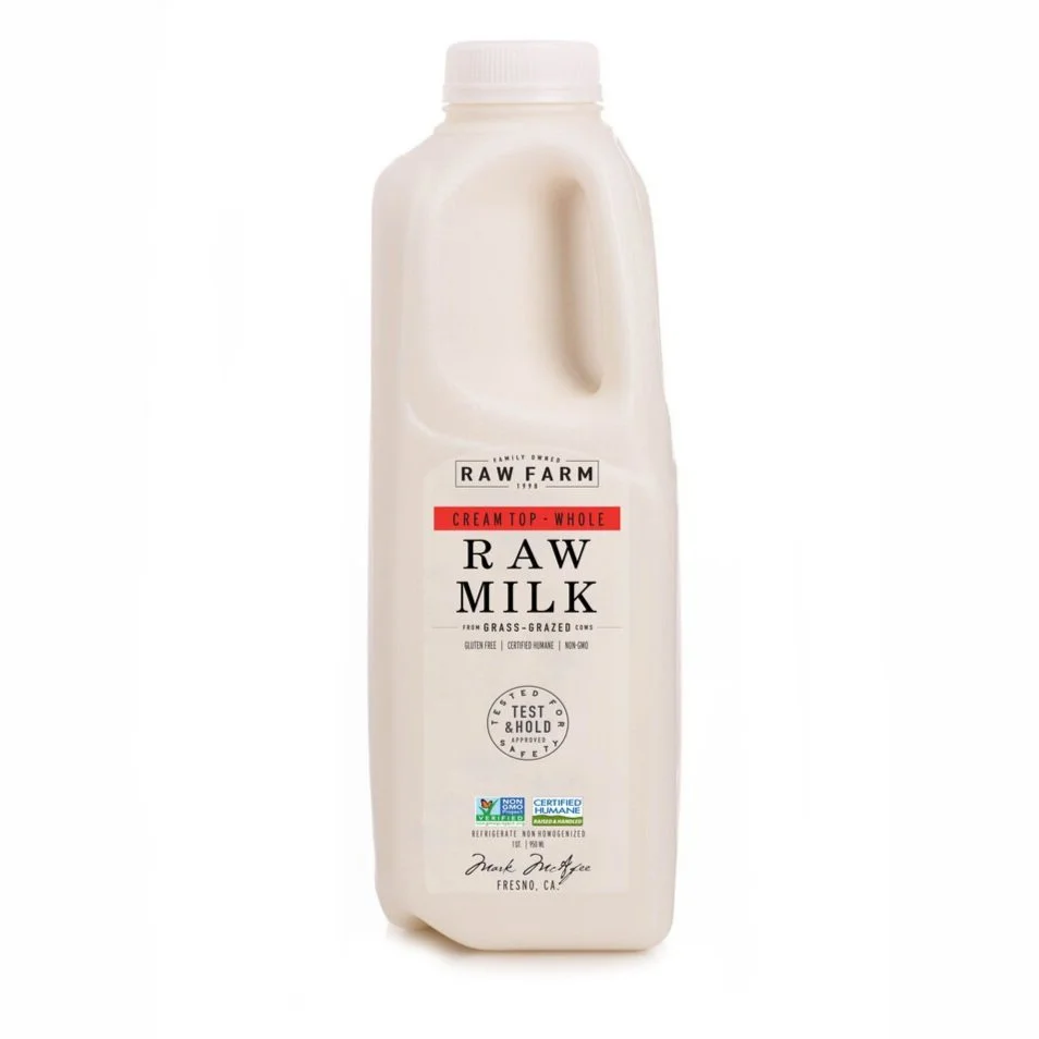 WHOLE RAW MILK — RAW FARM usa