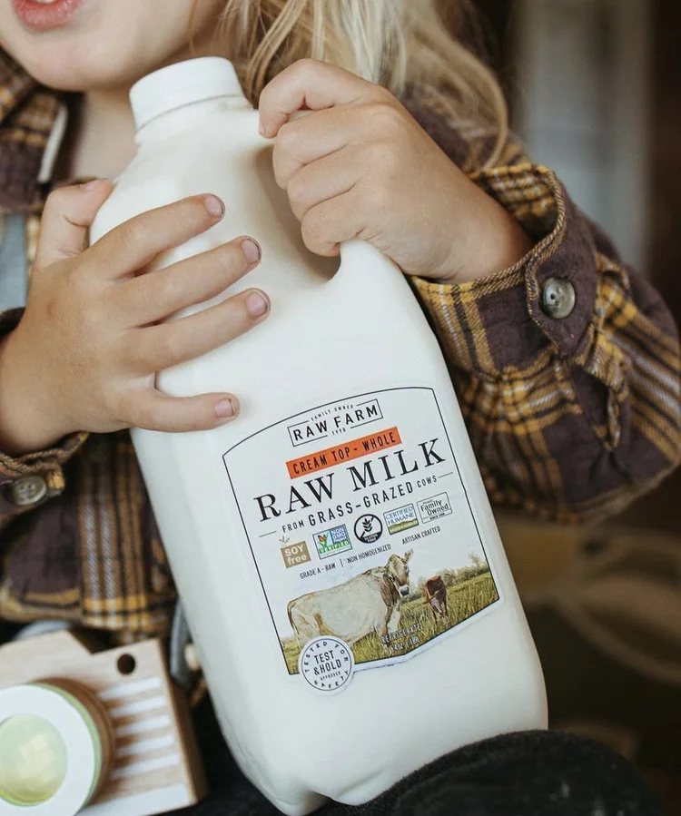WHOLE RAW MILK — RAW FARM usa