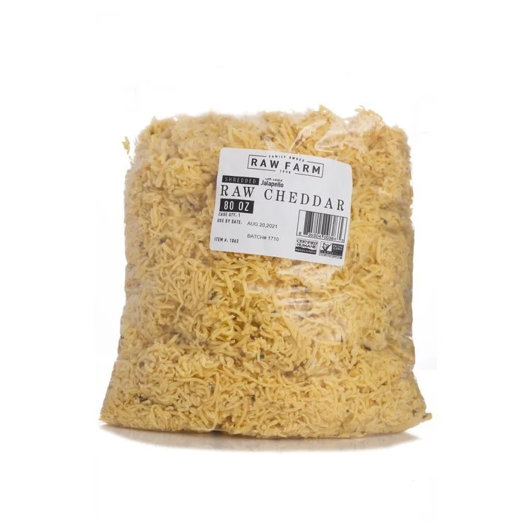 RAW SHREDDED CHEESE — RAW FARM usa