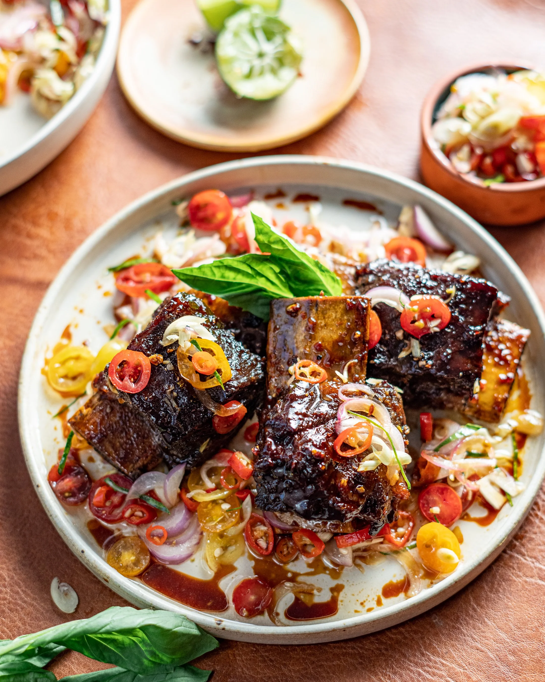 bbq short ribs indonesian stlye Iga bakar sambal matah — MOTK STUDIO ...