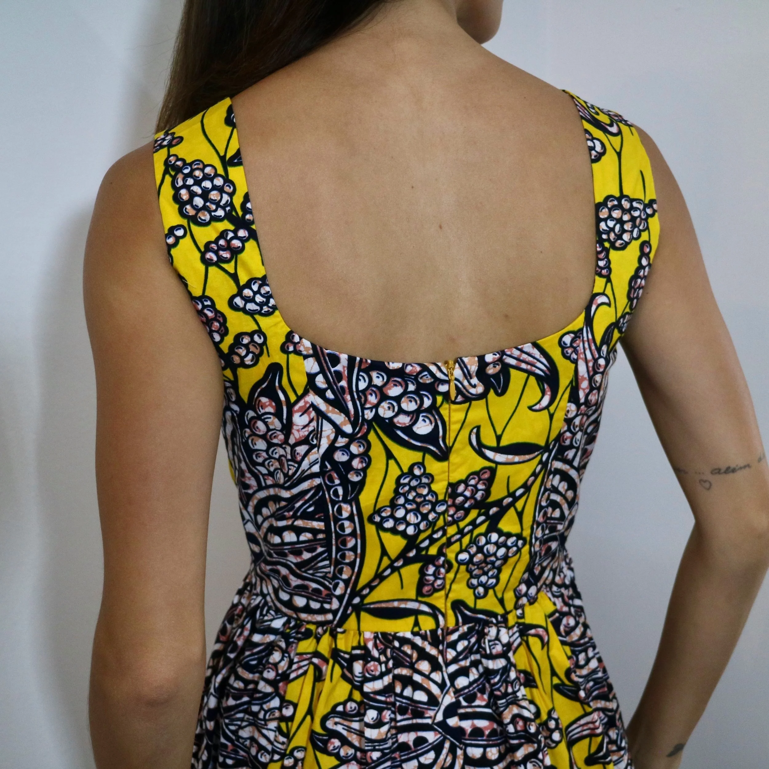 Cotton Wax Print Dress Freya | Womenswear Inspired By Ethnic Prints