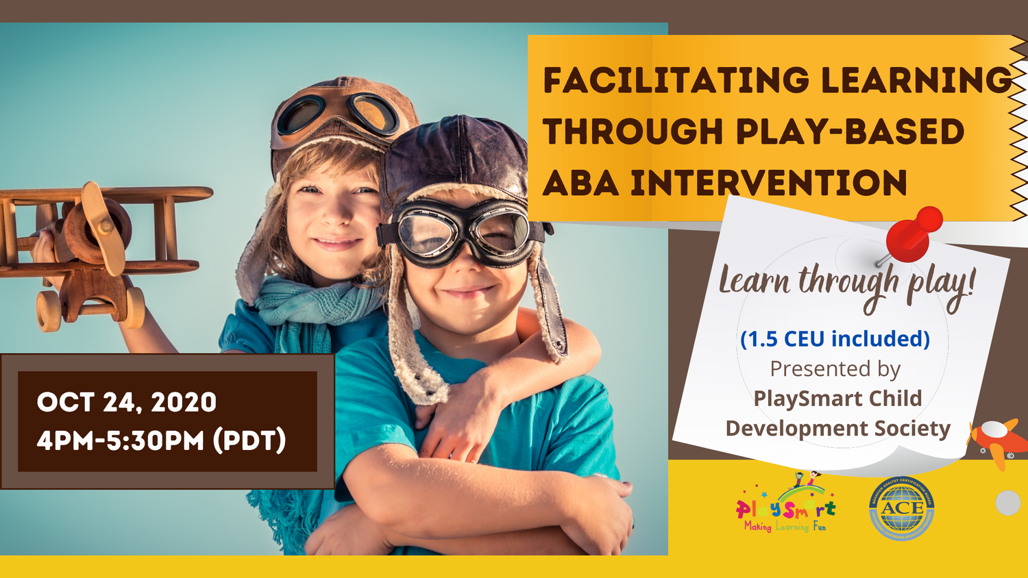 Webinar - Facilitate Learning through Play-Based ABA Intervention to ...