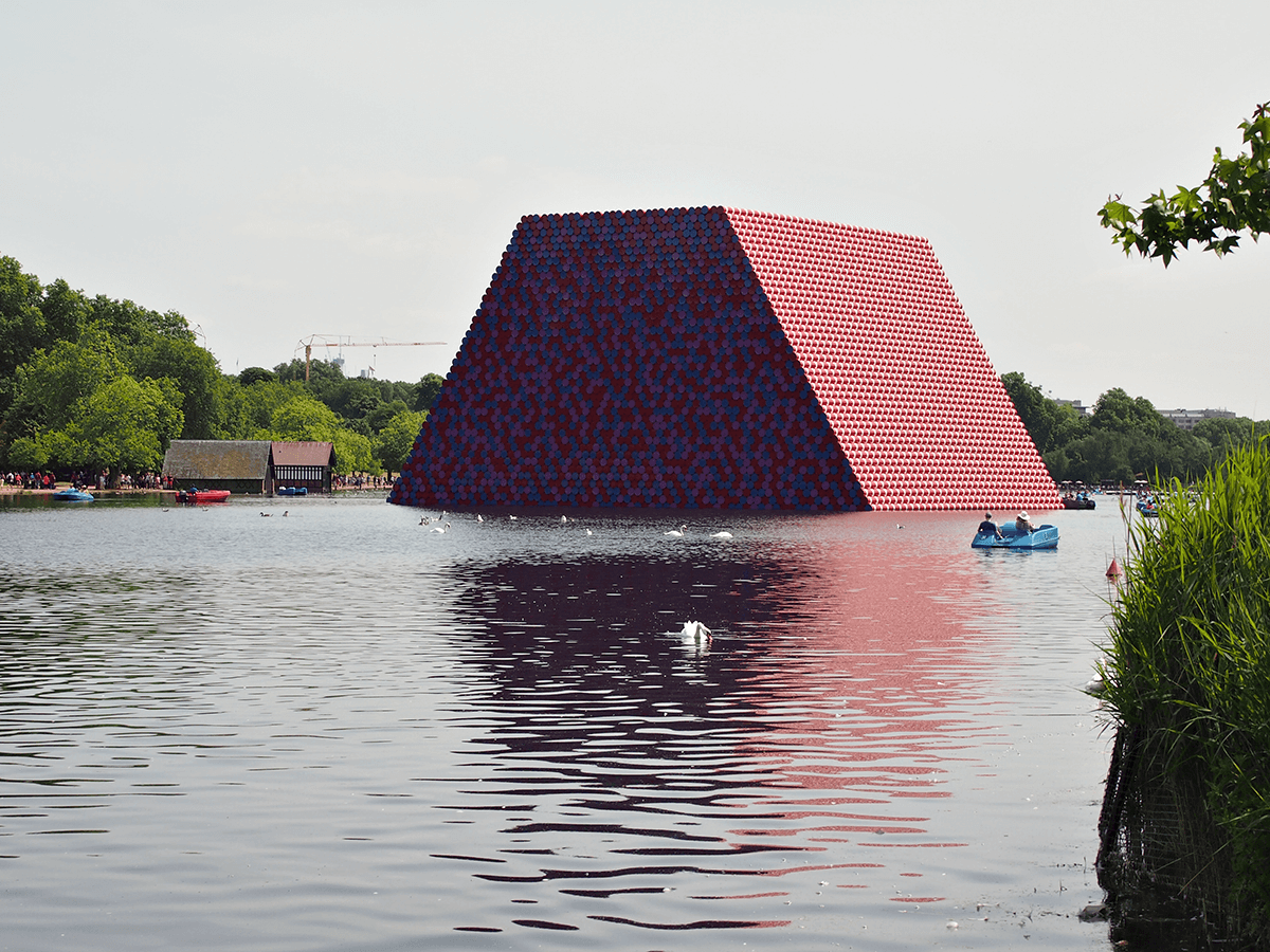 Beautiful Barrels — The London Mastaba by artist Christo