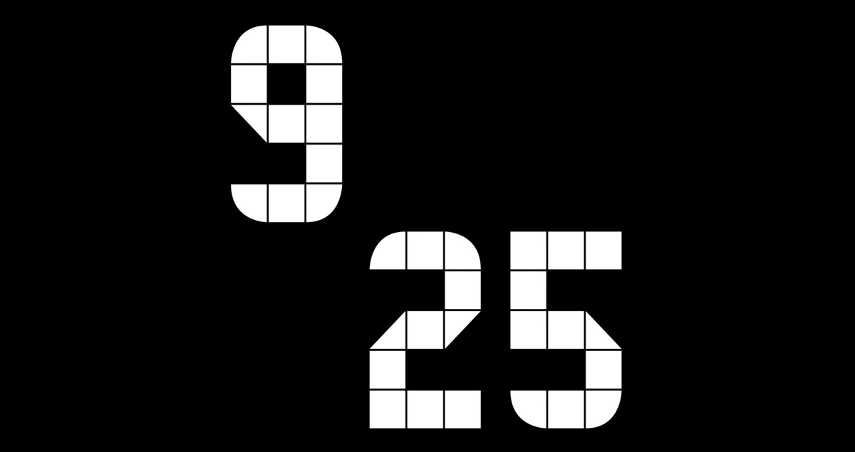 London underground clock font — 925