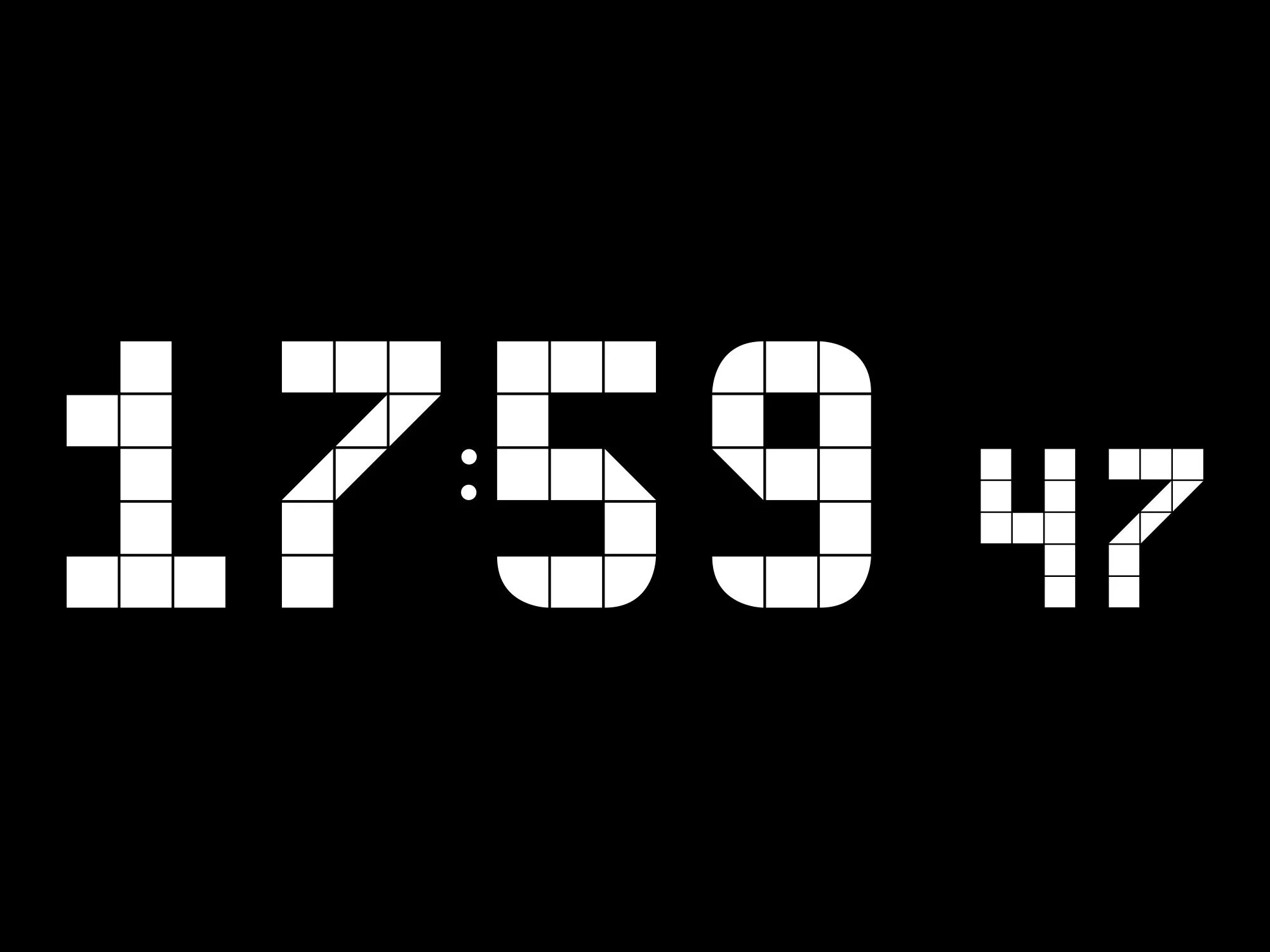 London underground clock font — 925