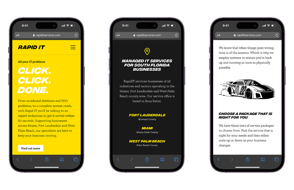 Rapid IT#A turbo-charged identity for a new IT solutions brand ...