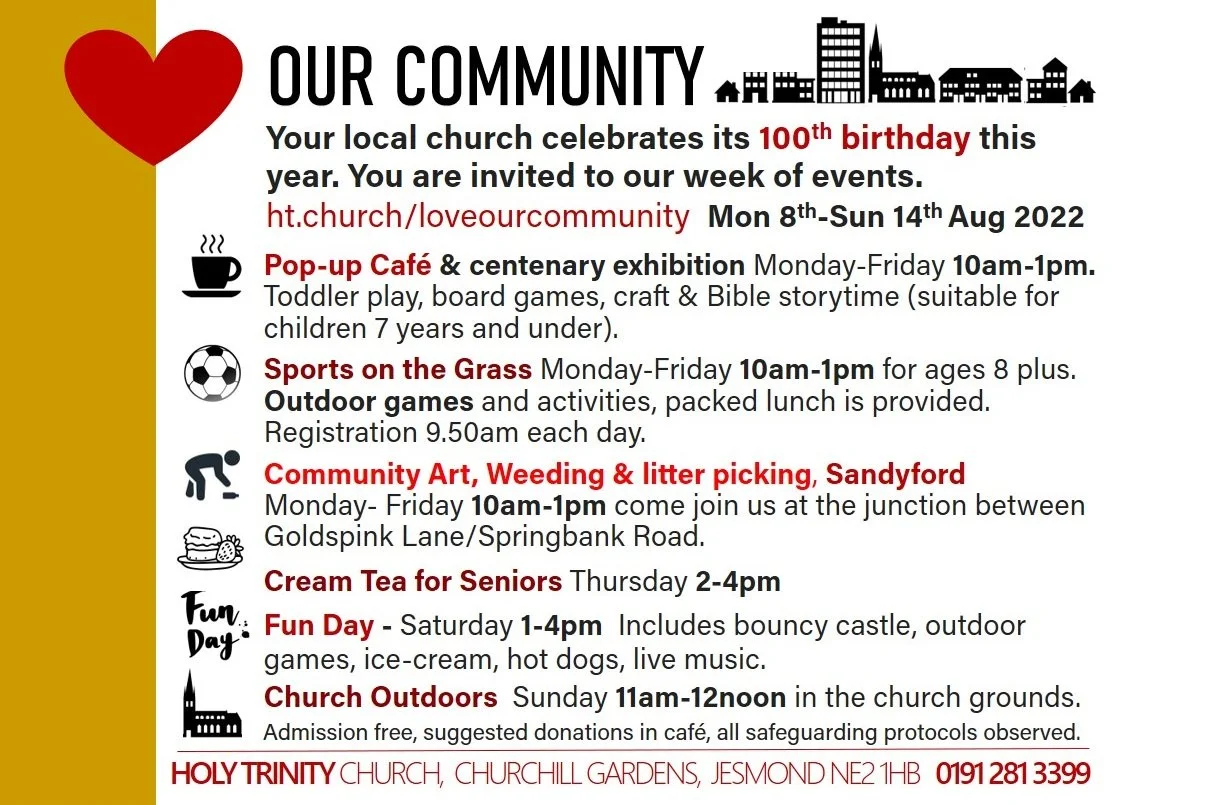 One Off Events — Holy Trinity Church Jesmond