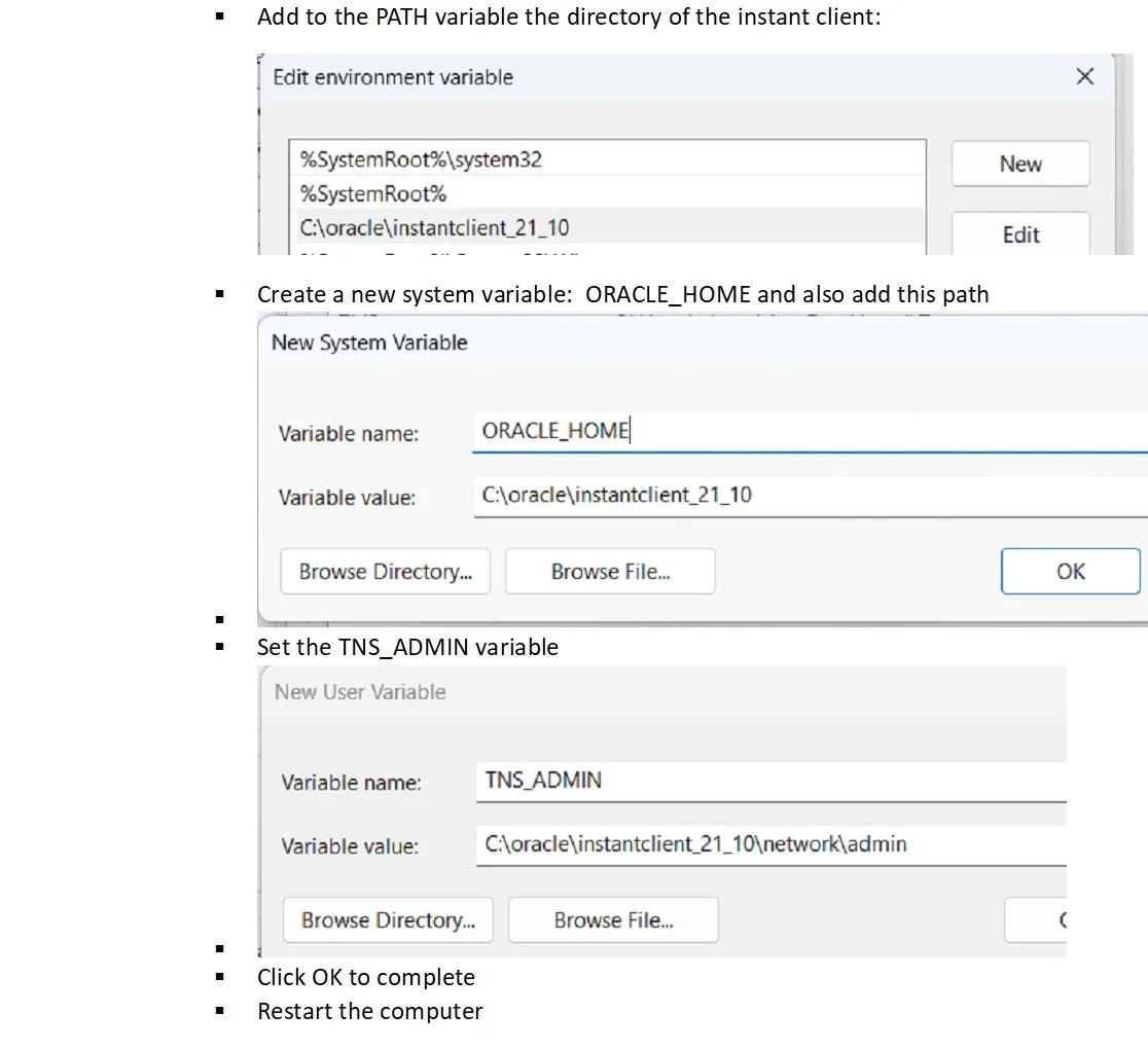 Setting up Tableau Bridge for Oracle datasources — Brilliant Associates