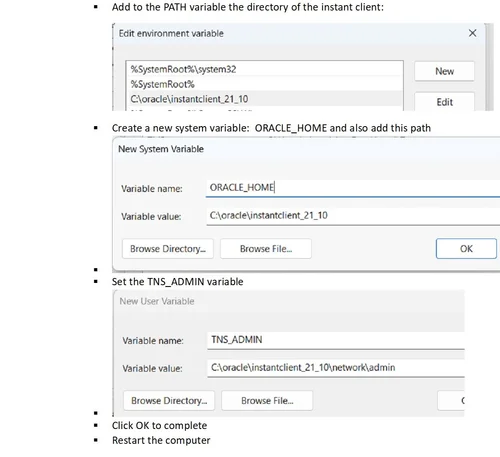 Setting up Tableau Bridge for Oracle datasources — Brilliant Associates