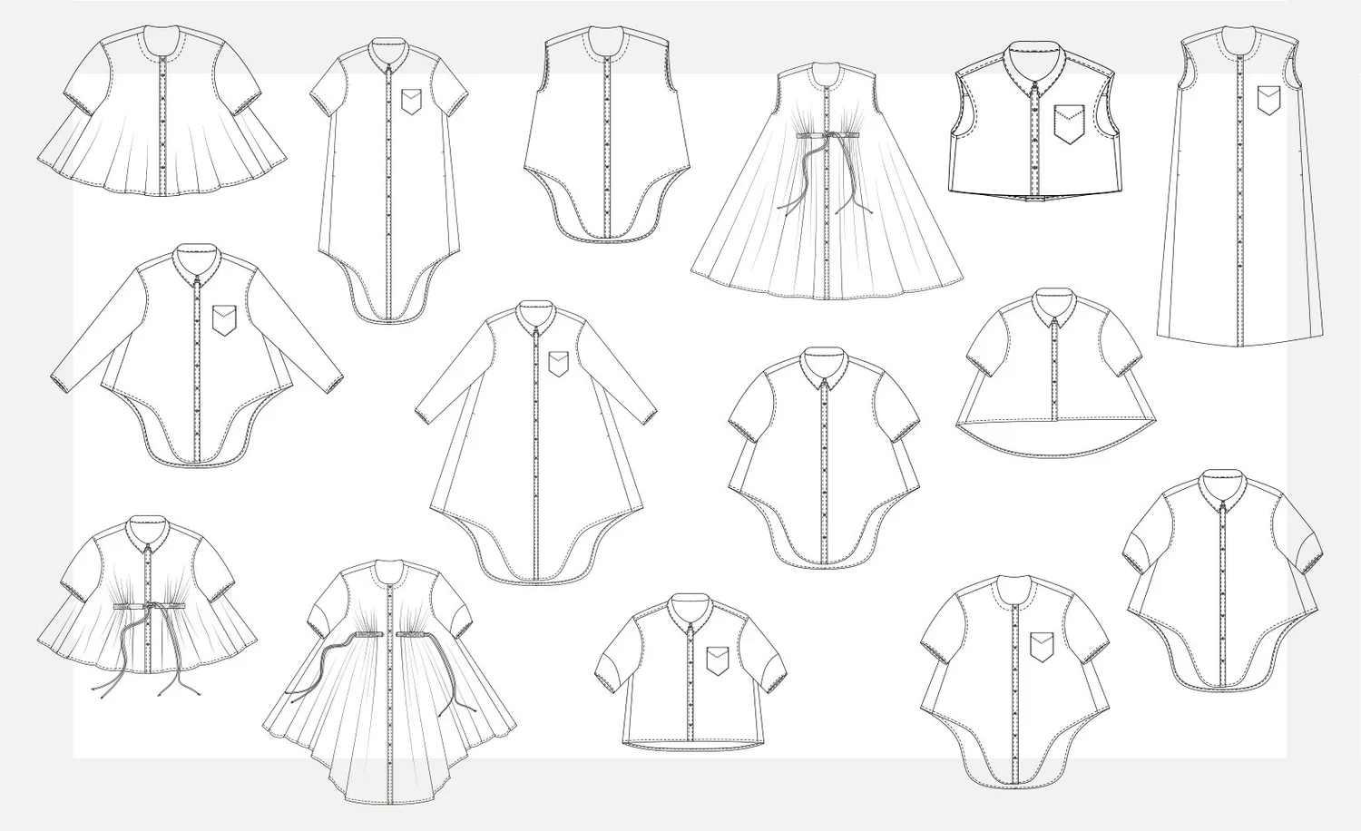 Drafting Choice Pattern Variations — Open Studio Patterns