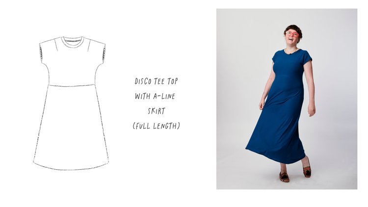 Disco Tee Dress Pattern Hack — Open Studio Patterns