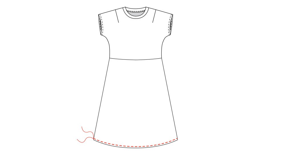 Disco Tee Dress Pattern Hack — Open Studio Patterns