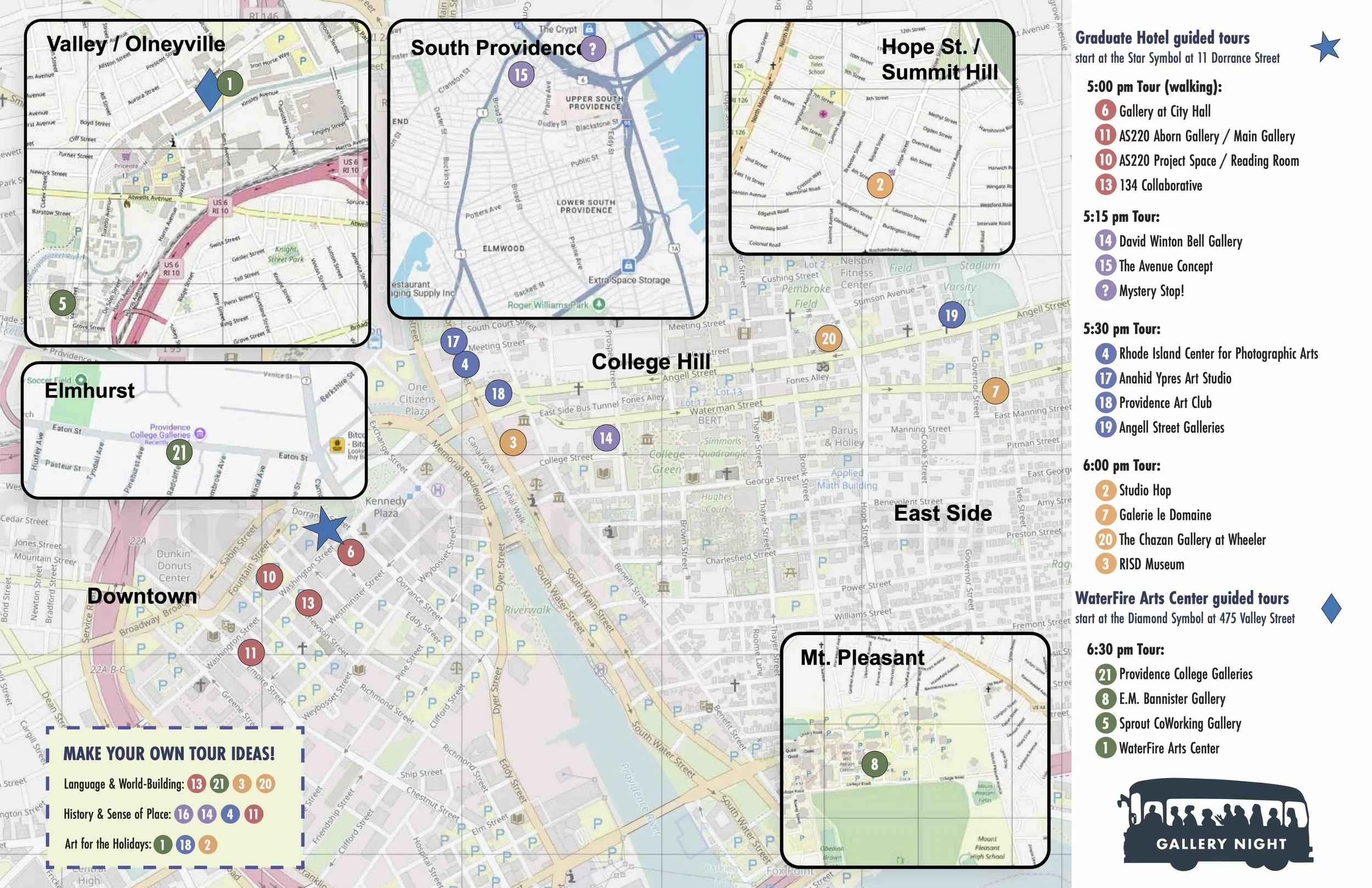 November 20th Tour Map! — Gallery Night