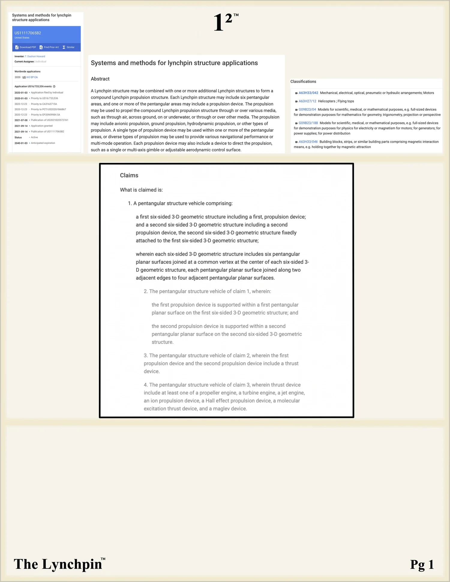 1² ™ Volume 1 — Lynchpin™