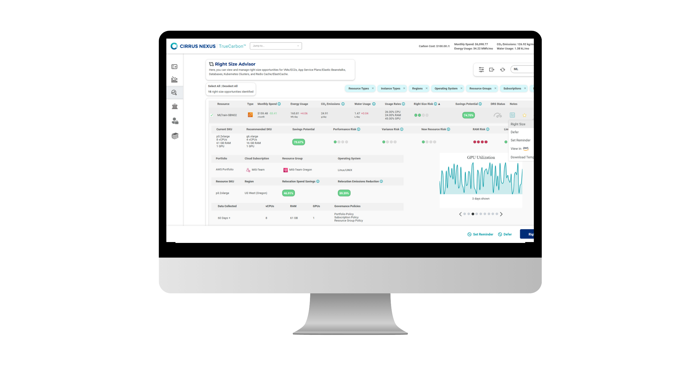 TrueCarbon™ Carbon Intelligent Cloud — Cirrus Nexus